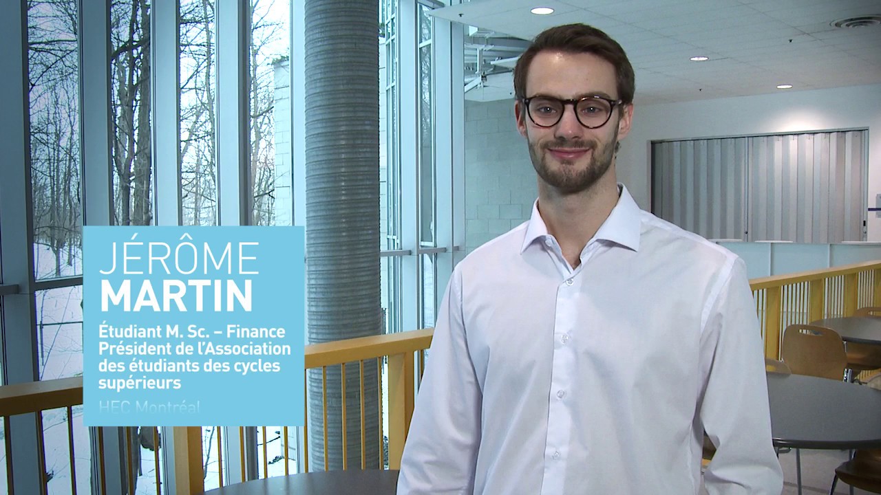 Bourse de soutien financier : Jérôme Martin! - YouTube