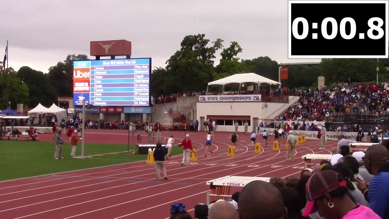 2019 Texas UIL State Meet 6A 800m — Robert Whitmarsh 1:51.73 - YouTube