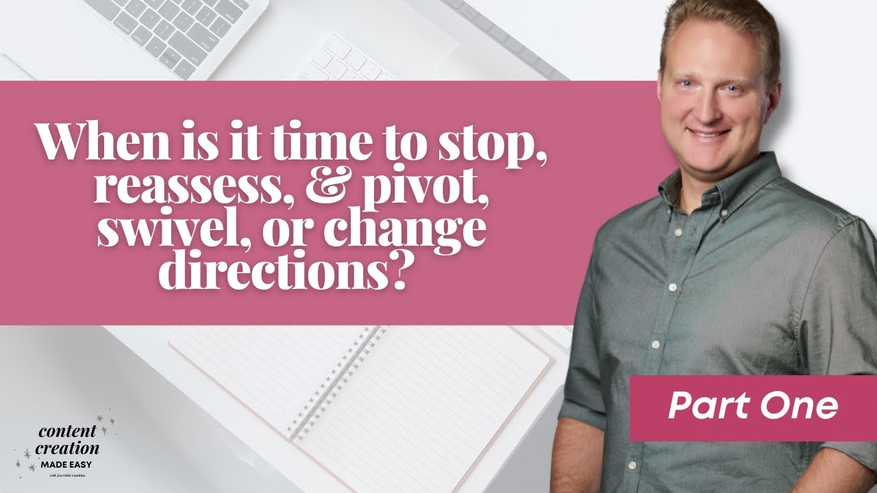 Is It Time To Stop, Pivot, Or Change Directions? w/ Bobby Klinck Part 1 ...
