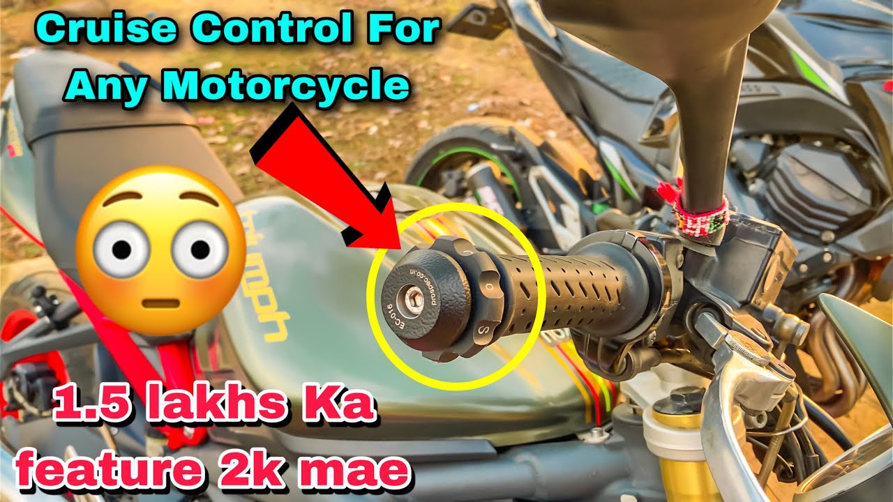 😳 how to install CRUISE CONTROL for any Motorcycle & Scooter - YouTube