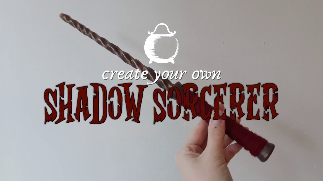 Shadow Sorcerer Wand | Magic Wand Decorating Tutorial - YouTube