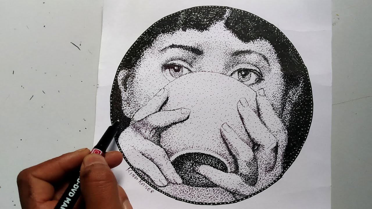 using more then 20000 dots😮😮 in this drawing🙂 👍follow us for more ...