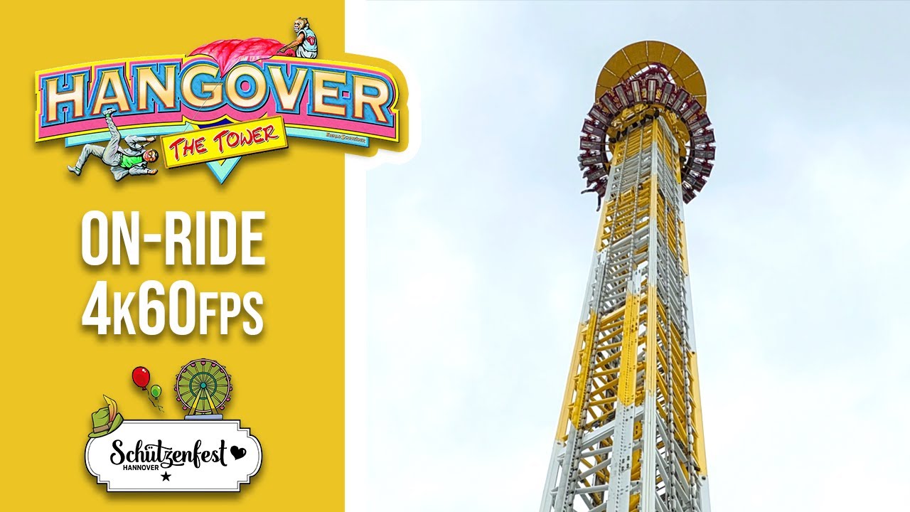 Hangover - The Tower | On-Ride POV - 4k60fps | Funtime Skyfall ...