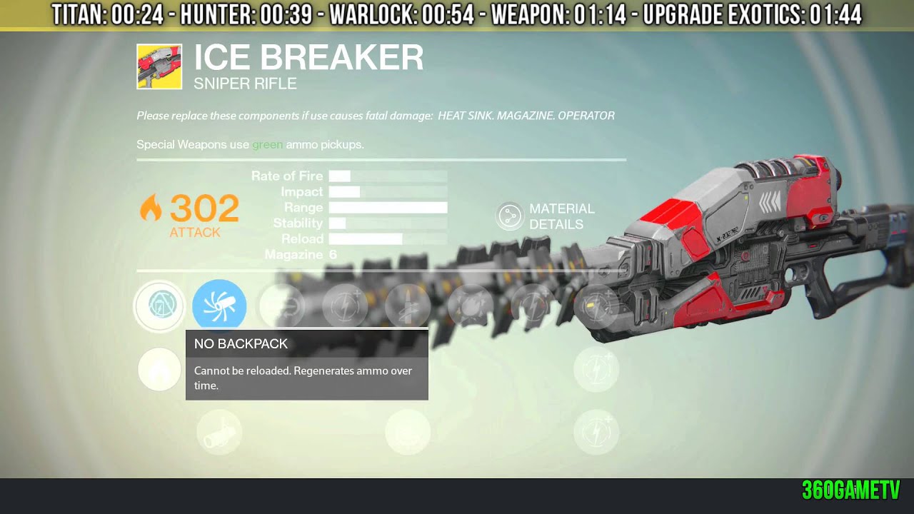 Icebreaker Sniper Destiny