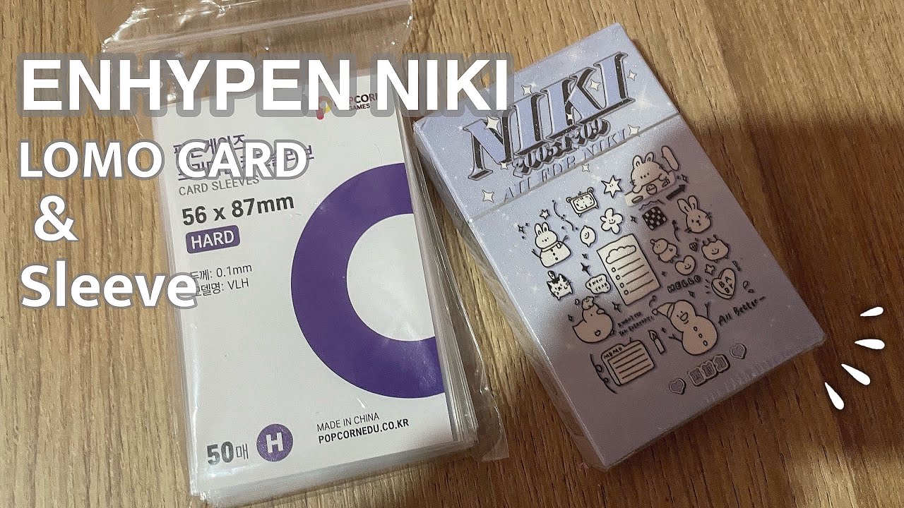 Unboxing Niki Laser Lomo Card+sleeve 🫶🏻 - YouTube