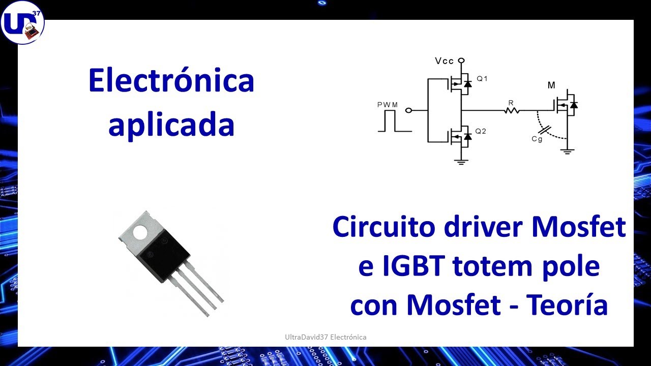 Electrónica aplicada - Circuito driver Mosfet e IGBT totem pole con ...