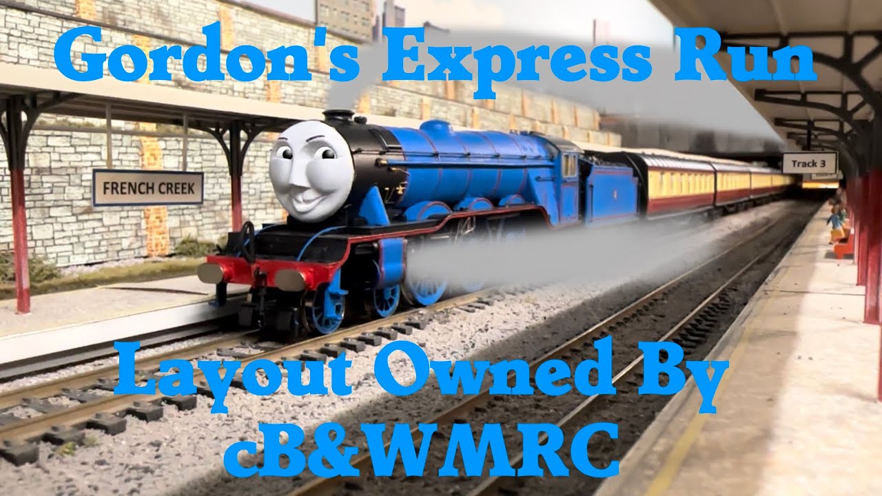 Gordon’s Express Run on the CB&WMRC Layout. - YouTube