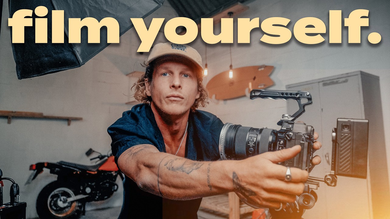 How to Actually Film Yourself - realistic & works every time. - YouTube