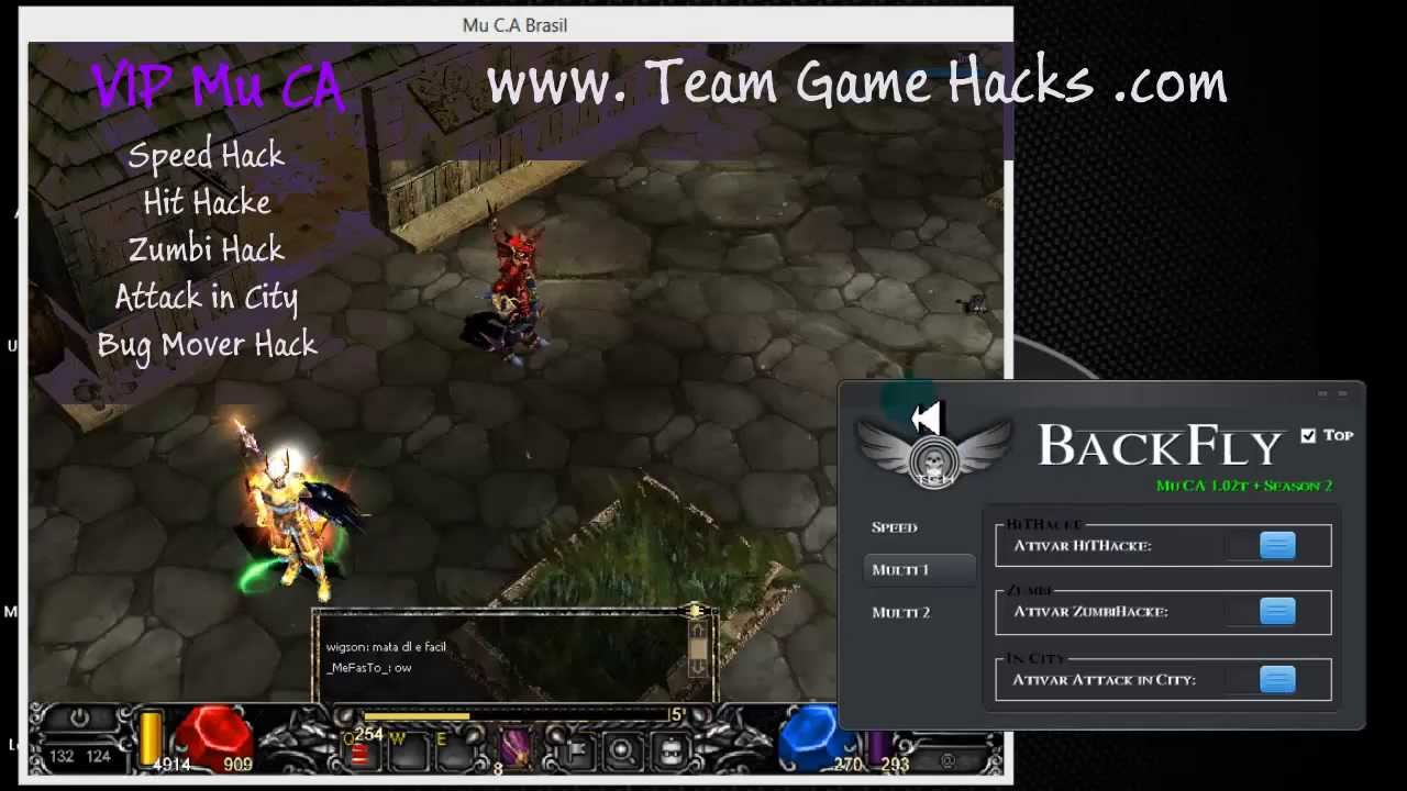 [VIP] MU CA - Speed Hack | Hit Hacke | Zumbi | Attack in city | Team ...