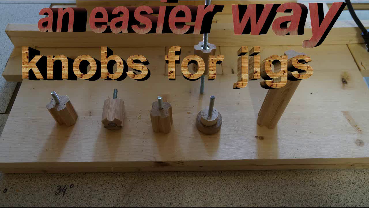 jig nobs simple and easy from a selected dowel - YouTube