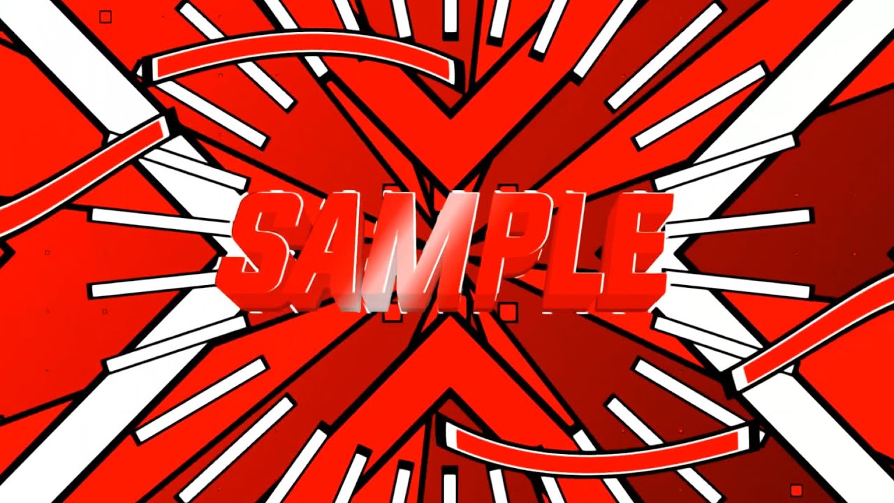 [6] Simple Red Intro Template | Free to use - [LavaDesigns] - YouTube