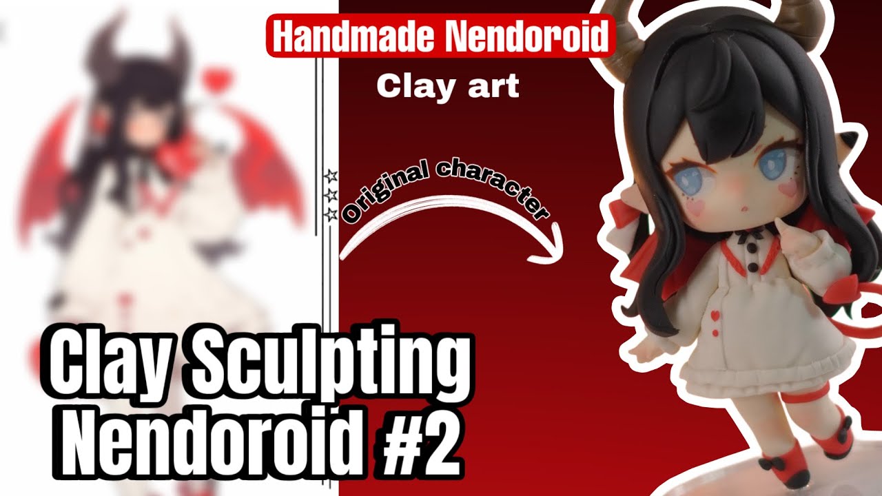 Sculpting clay figure – Viewer’s Original Character #2 [Clay Art | Clay ...