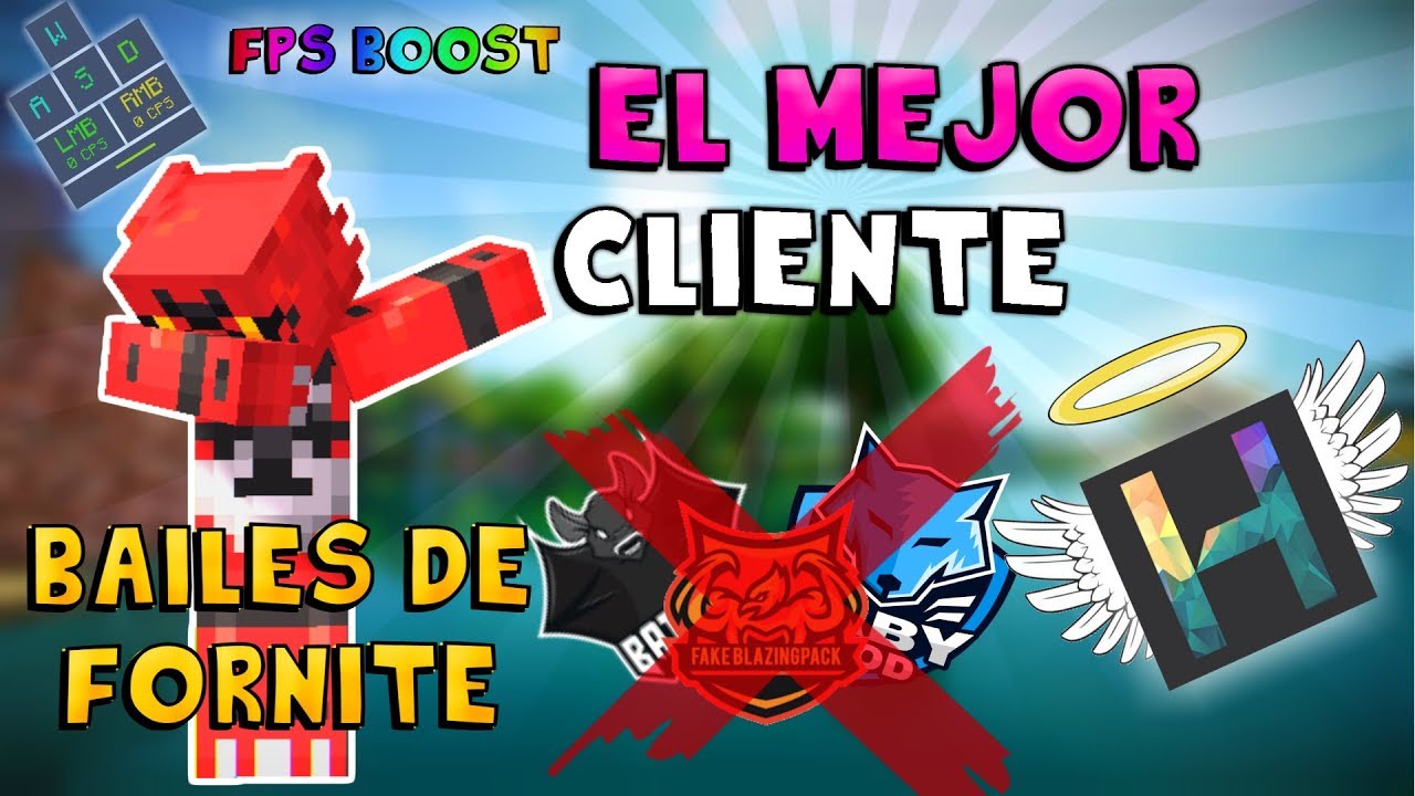 ¡El mejor cliente PVP de Minecraft! 1.8 | Bailes de Fortnite gratis ...