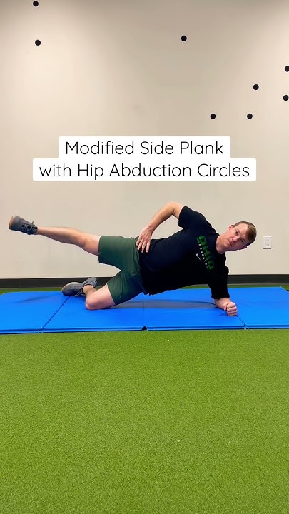 Modified Side Plank with Hip Abduction Circles - YouTube