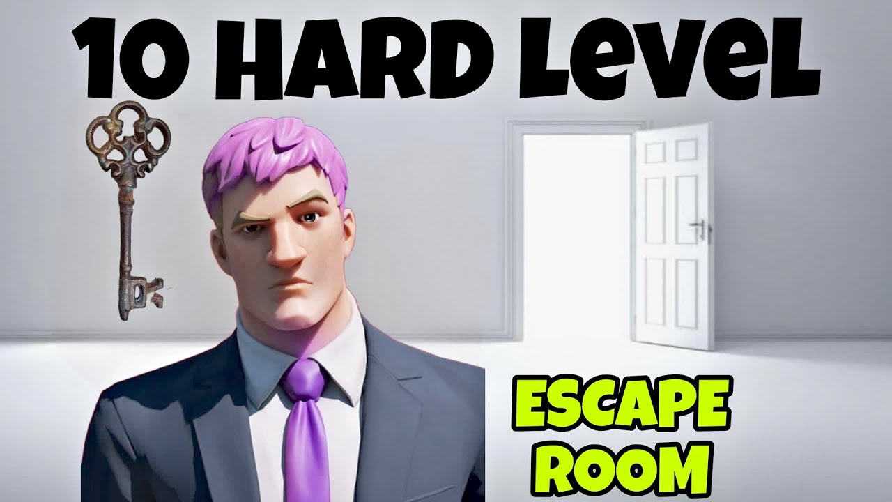 Hard Escape Room (All Levels) Fortnite - YouTube