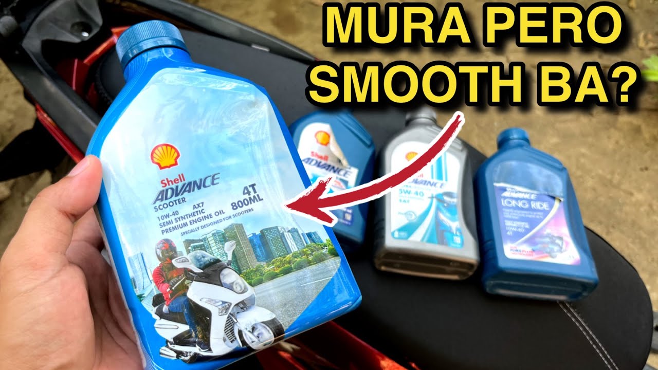 Shell Scooter AX7 Semi-Synthetic at Review sa Shell Ultra 5W-40 (Ep.5 ...