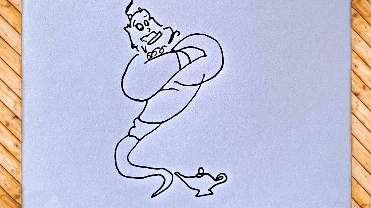 How to draw aladdin - YouTube
