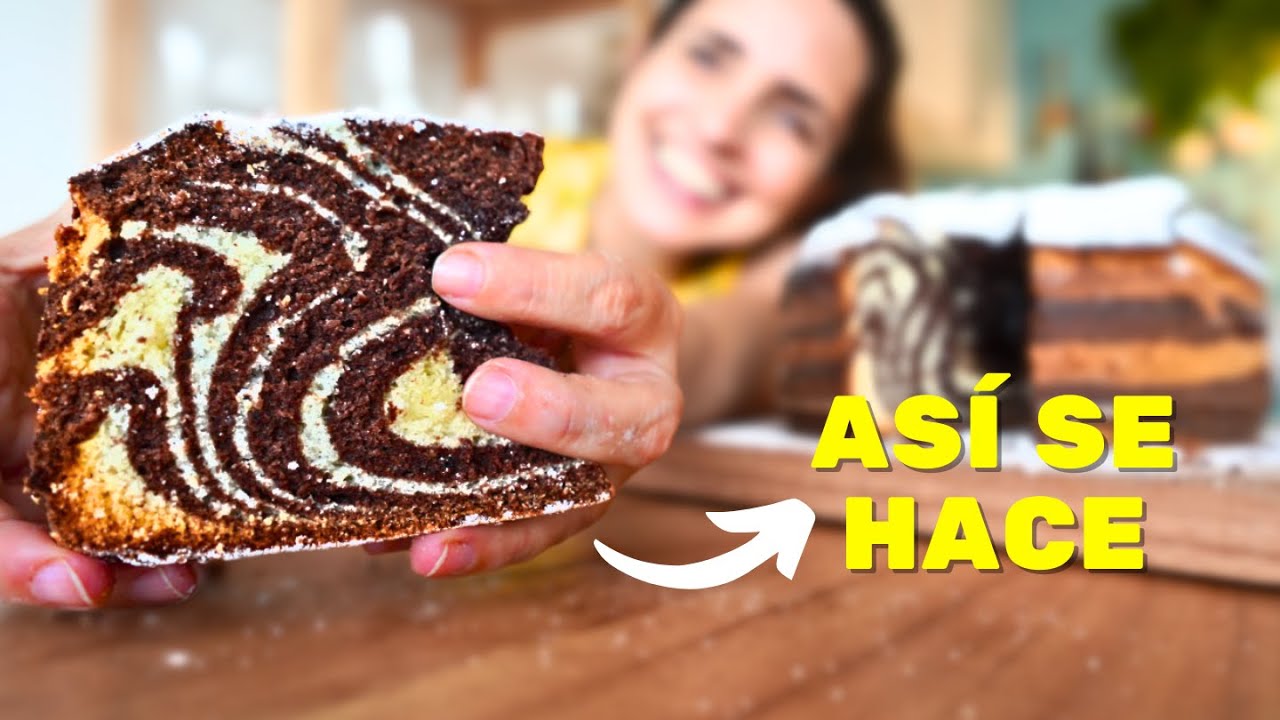 Cómo hacer una TORTA MARMOLADA (torta cebra) - YouTube