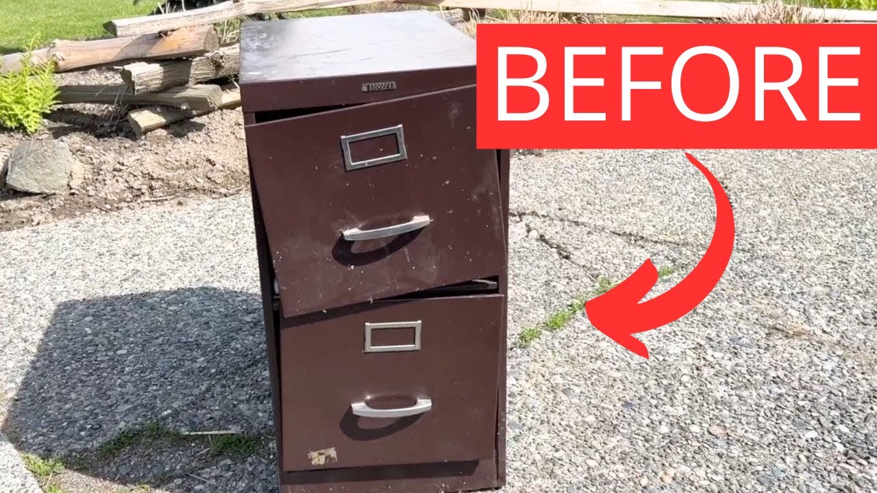The BRILLIANT new way people are using old file cabinets for their ...