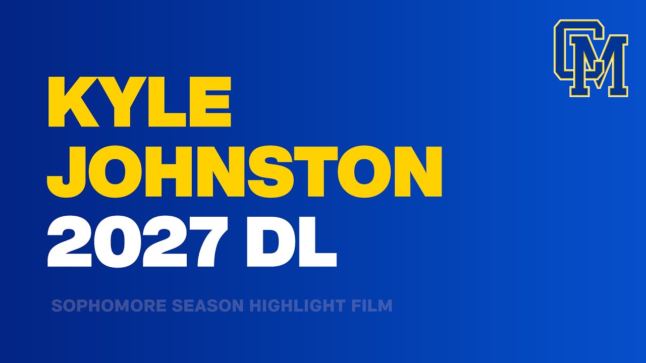 Kyle Johnston - Sophomore Season Highlights - YouTube