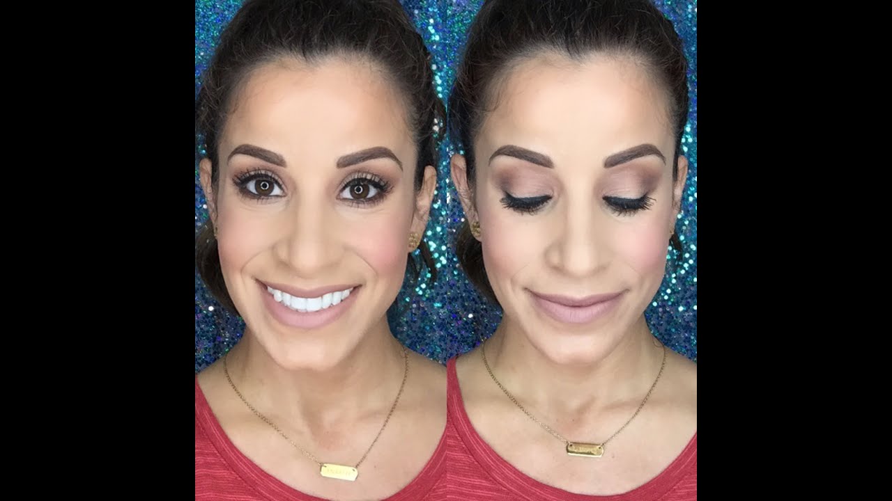 EASY, casual everyday eyeshadow look using Younique's Palette#1. - YouTube