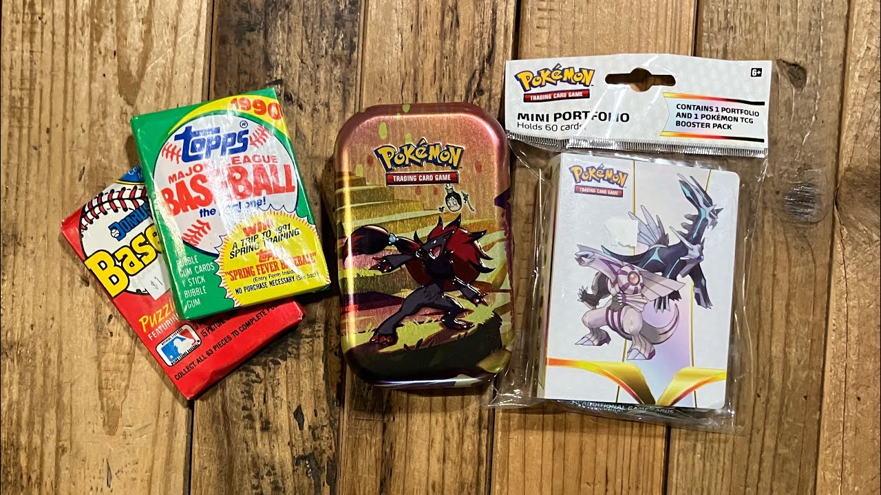 Ripping Pokemon and Baseball Packs - YouTube