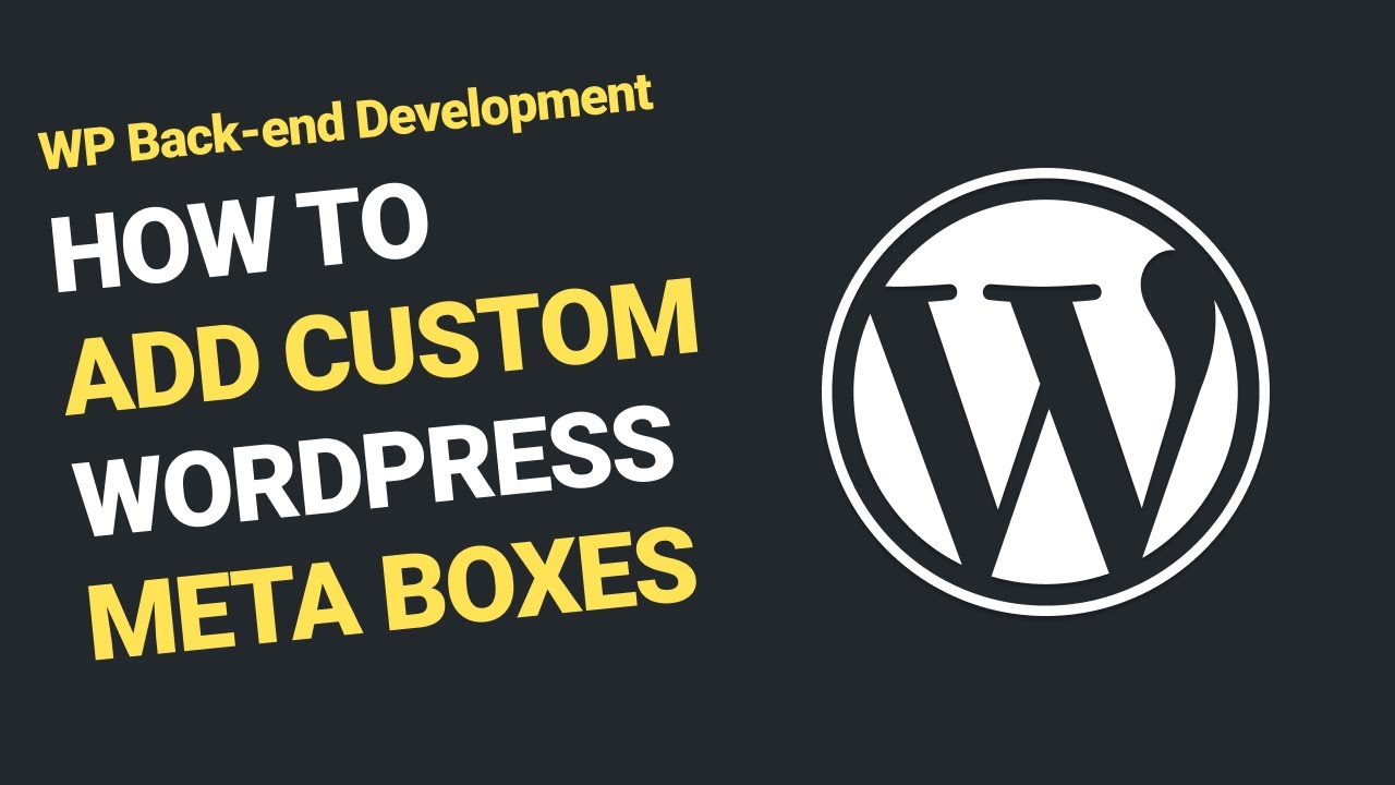 How To Create A Custom WordPress Plugin Add A Custom Post Field The how-to-create-a-custom-wordpress-plugin-add-a-custom-post-field-the