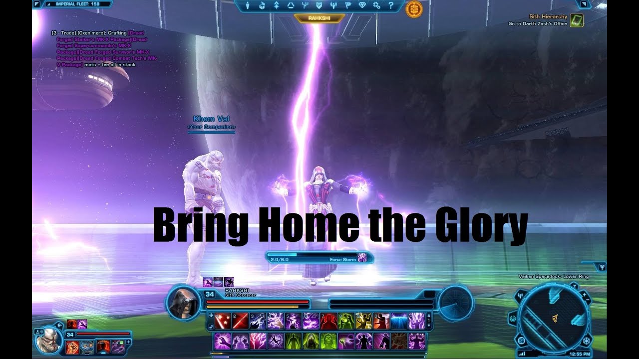 SWTOR music video Nightcore Bring Home the Glory - Darth Rahkshi ...