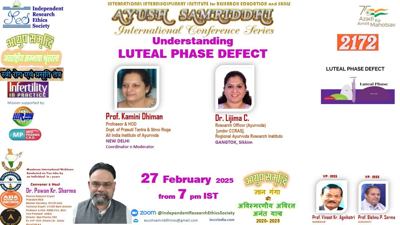 Understanding LUTEAL PHASE DEFECT : Female Infertility IRES AYUSH ...