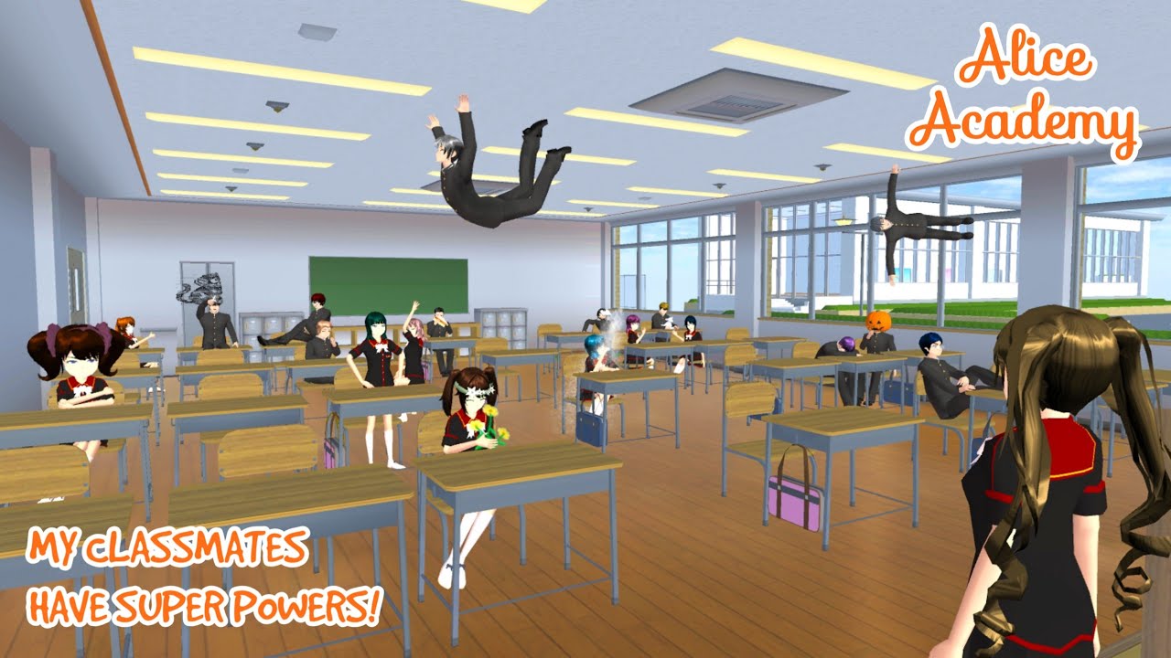 MY CLASSMATES HAVE POWERS! 😮 | Alice Academy 🏫 Ep. 4 | Sakura School ...