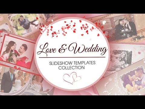 Love & Wedding Slideshow Templates Collection ❤️ 6 Romantic Stylepacks
