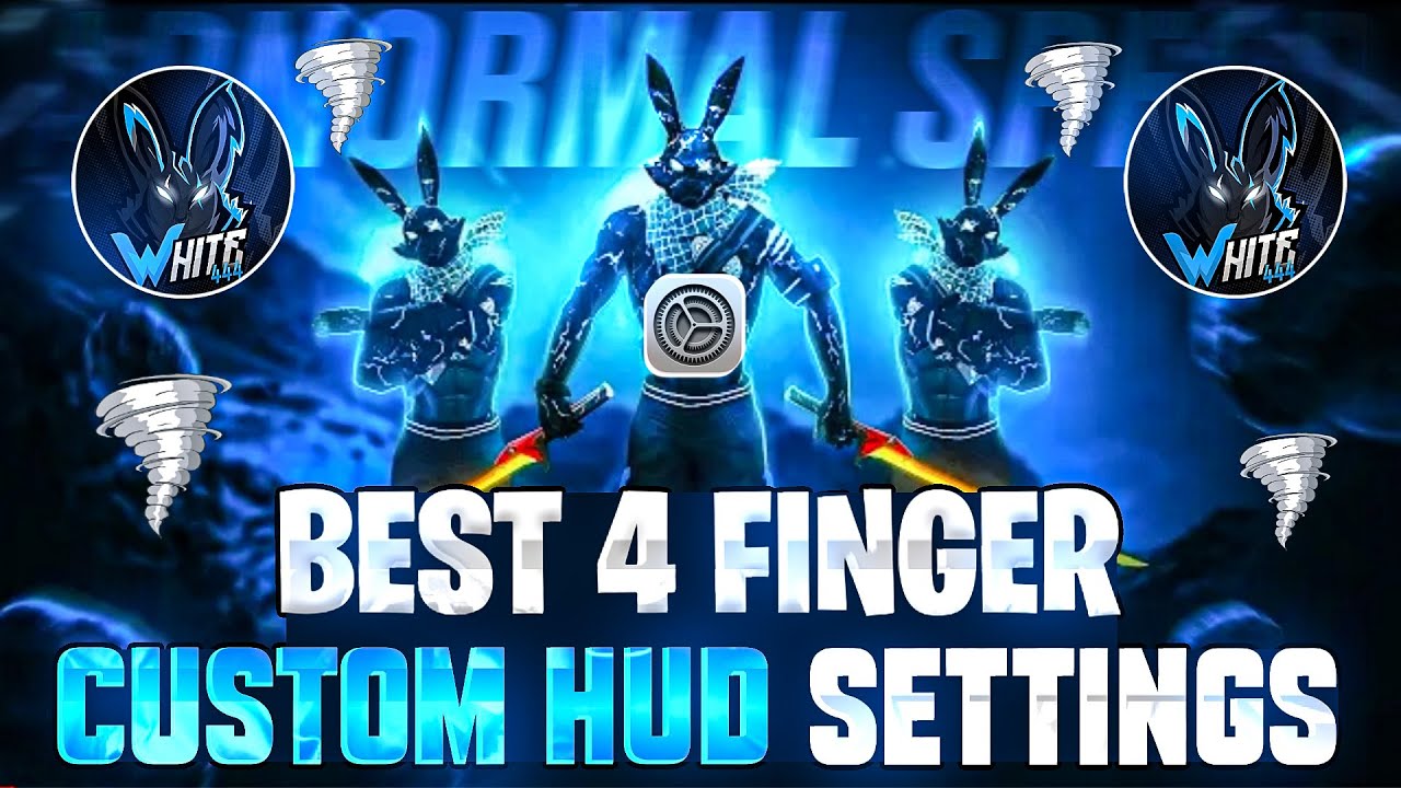 BEST 4 FINGER CUSTOM HUD IN FF 🔥 ️ BETTER THAN PC PLAYERS | op gameplay ...