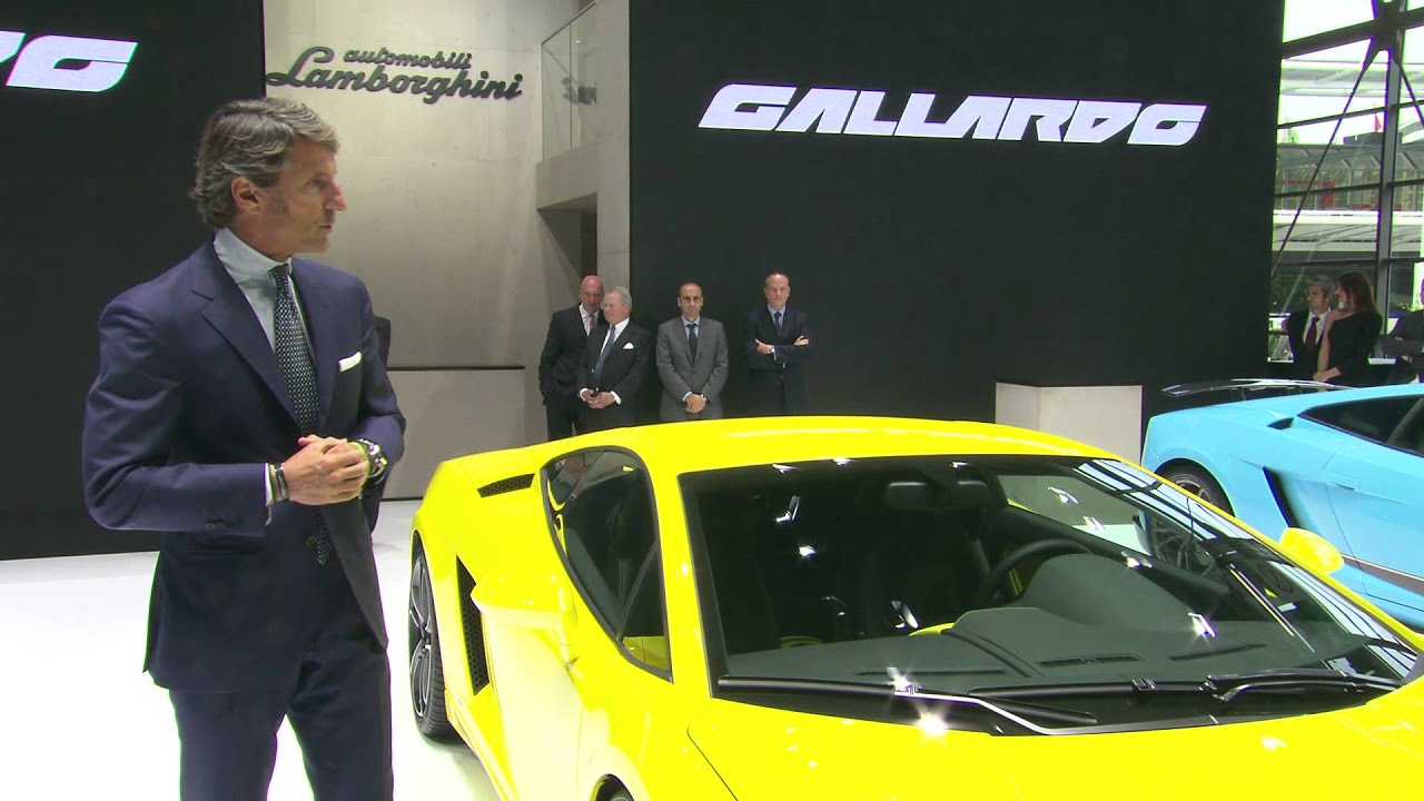 Lamborghini Paris Motor Show Press Conference - YouTube