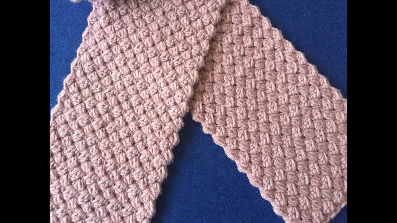 How to crochet a scarf video store