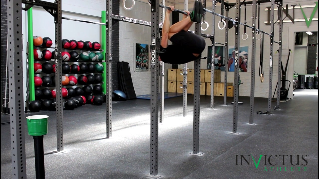 Bar Hang Roll to Inversion | CrossFit Invictus Gymnastics - YouTube