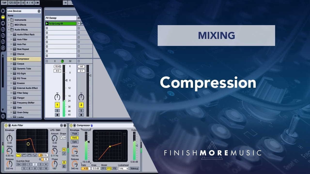 Ableton Mixdown Tutorial - Compression - YouTube