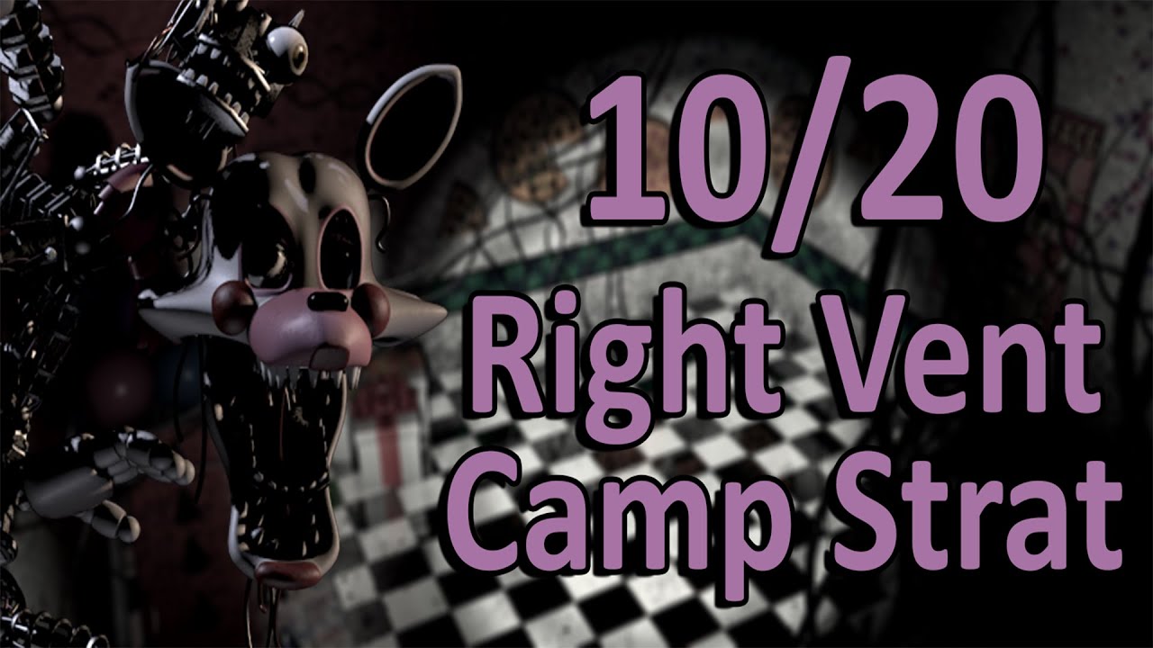 10/20 Right Vent Camp Strat || FNaF 2 - YouTube