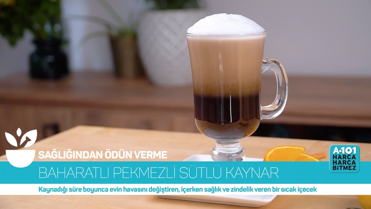 Baharatlı Pekmezli Sütlü Kaynar Tarifi | A101 - YouTube