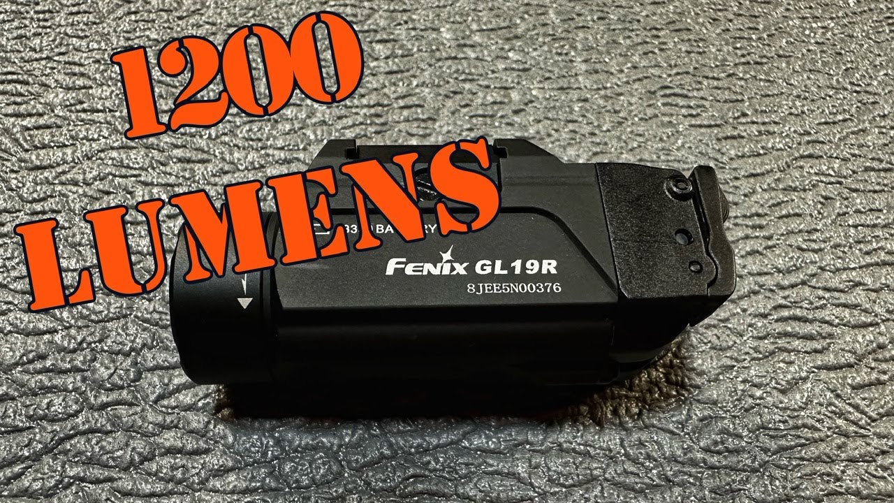 Fenix GL19R 1200 Lumen WML - YouTube
