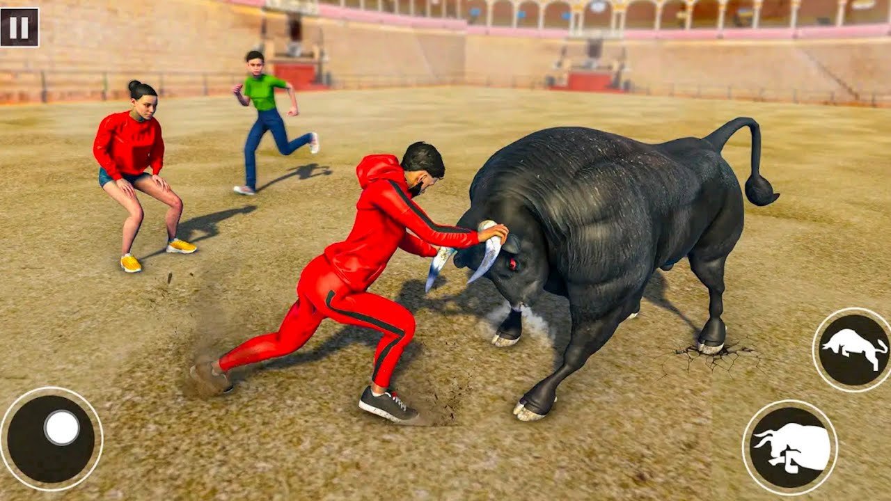 Real Angry Bull Fighting Update Game - YouTube
