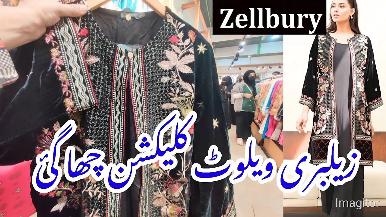 Zellbury Velvet Collection 2025 | Zellbury New Winter Collection ...