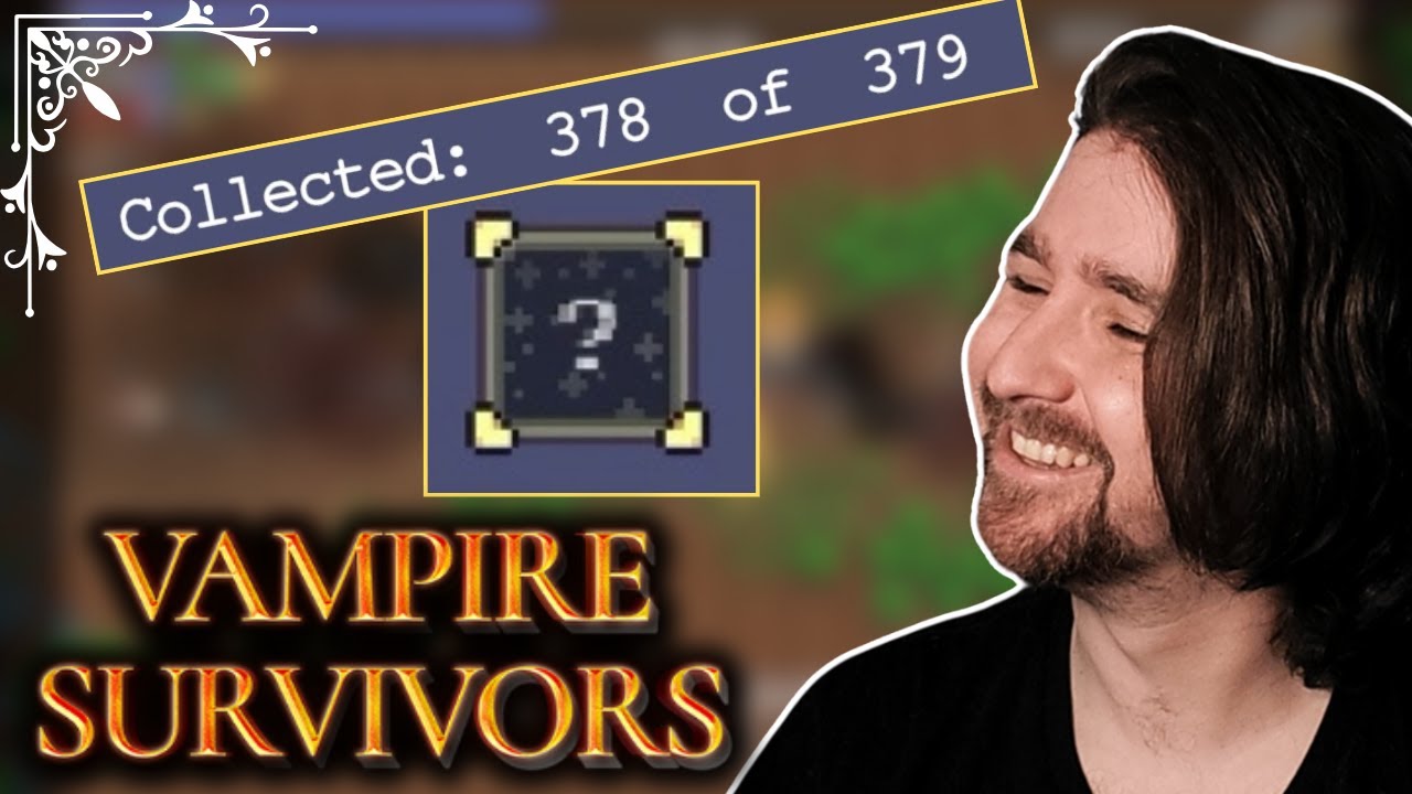 Getting the last entry in the collection! - Vampire Survivors PS5 - YouTube