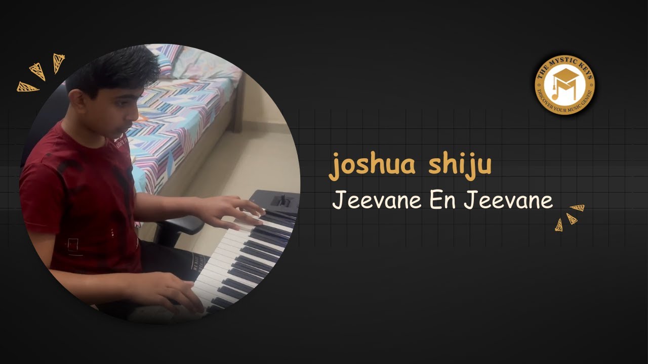 Jeevane En Jeevane | Joshua Shiju | Student Performer - YouTube