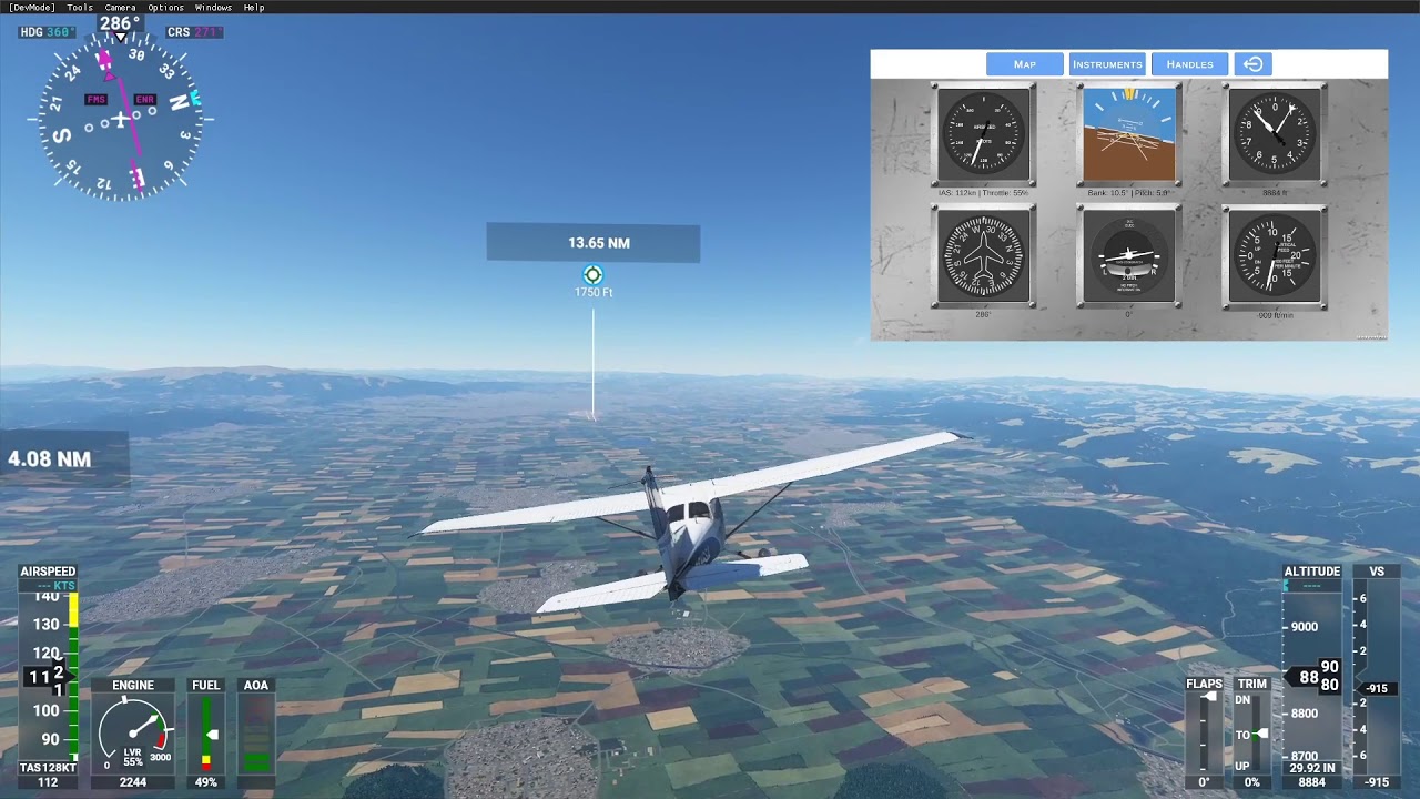 Microsoft Flight Simulator PlaneAssist Instruments - YouTube