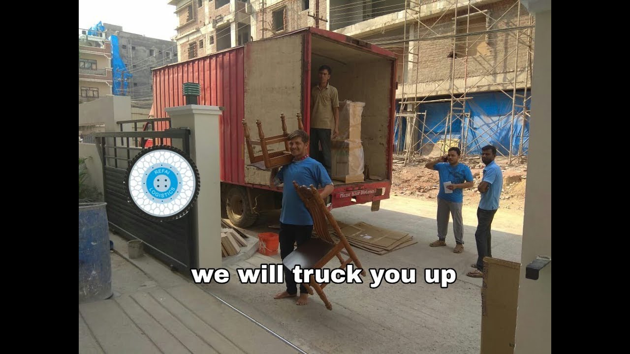 Refai Logistics- packing of chair 2 - YouTube