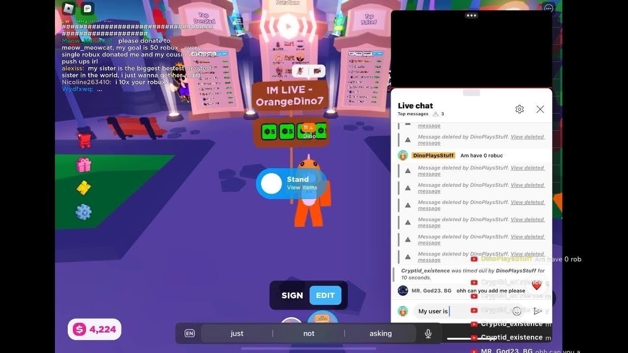 Live Raising Robux on PLS DONATE! (Giveaway at 690 subs) - YouTube