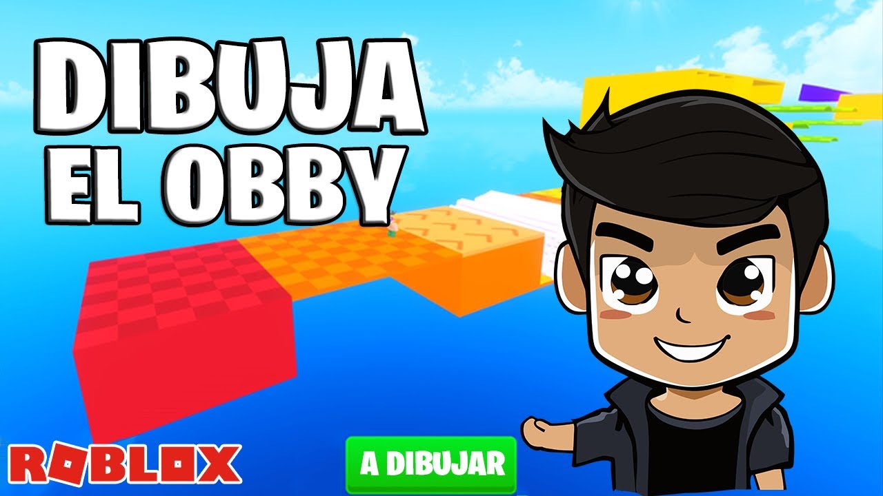 DIBUJA EL OBBY PARA GANAR EN ROBLOX | DRAW OBBY ROBLOX | Budin Gamer ...