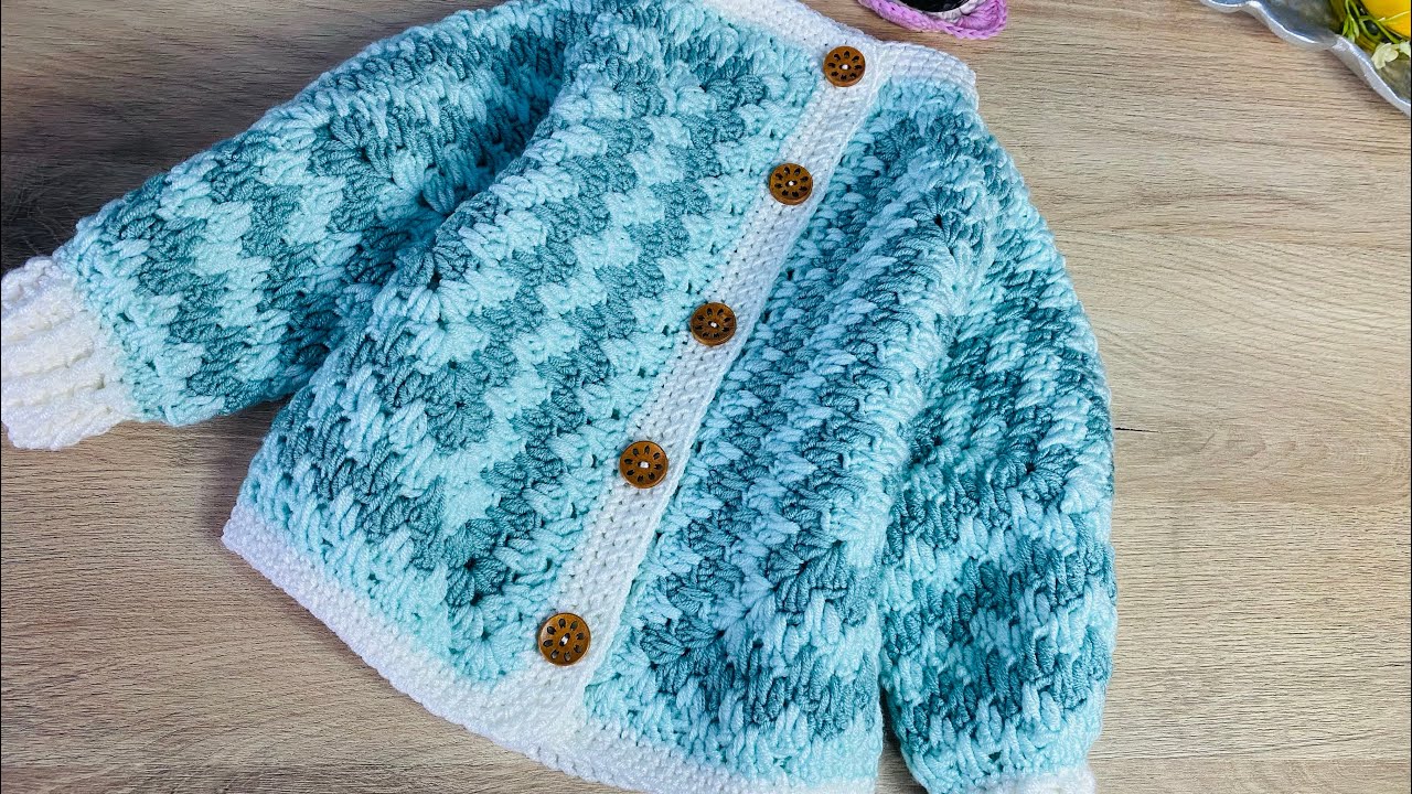 Cum crosetez cardigan hexagonal/ explicatii pentru dimensiuni de copil ...
