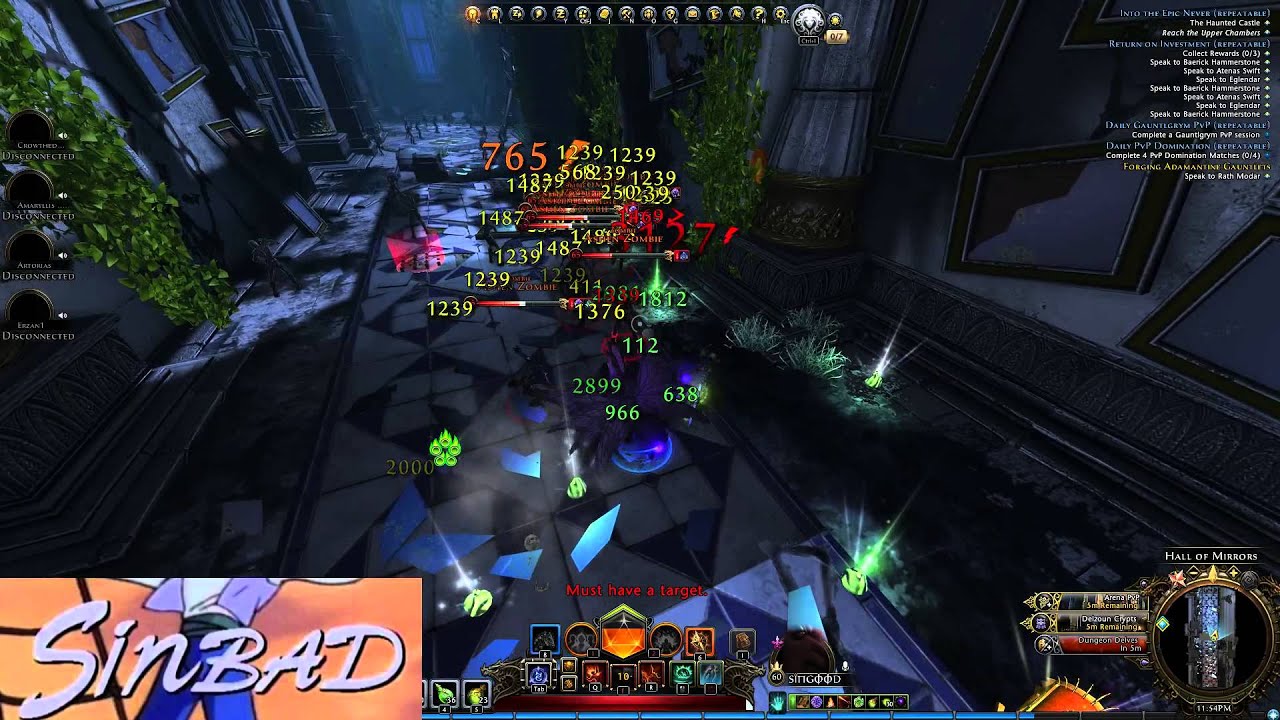 Neverwinter: Castle Never Solo - Part 1 - Warlock - 16.6k Gear - YouTube