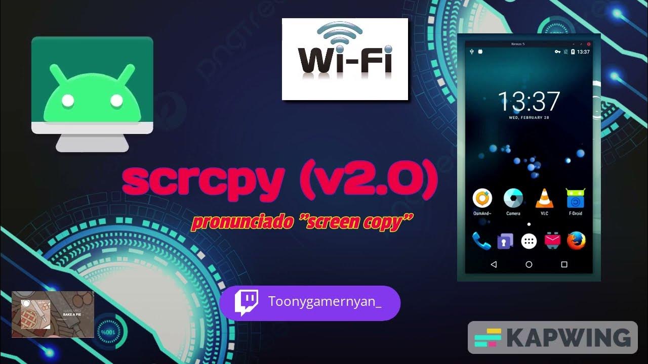 COMPARTIR GRATIS PATALLA de ANDROiD A PC (USB/WIFI) SCRCPY. #screen ...